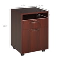 Mobile Storage Cabinet Organizer with Drawer and Cabinet, Printer Stand ...
