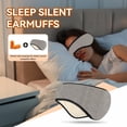 GASTROPOD Sleep Ear Muffs, Soundproof Sleep Earmuff Headband Sleeping ...