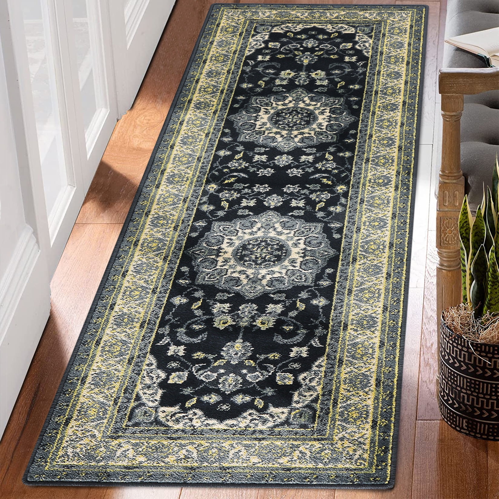 Tzou Tribal Accent Area Rug Runner 2x6 Persian Vintage Floorl Mat for ...