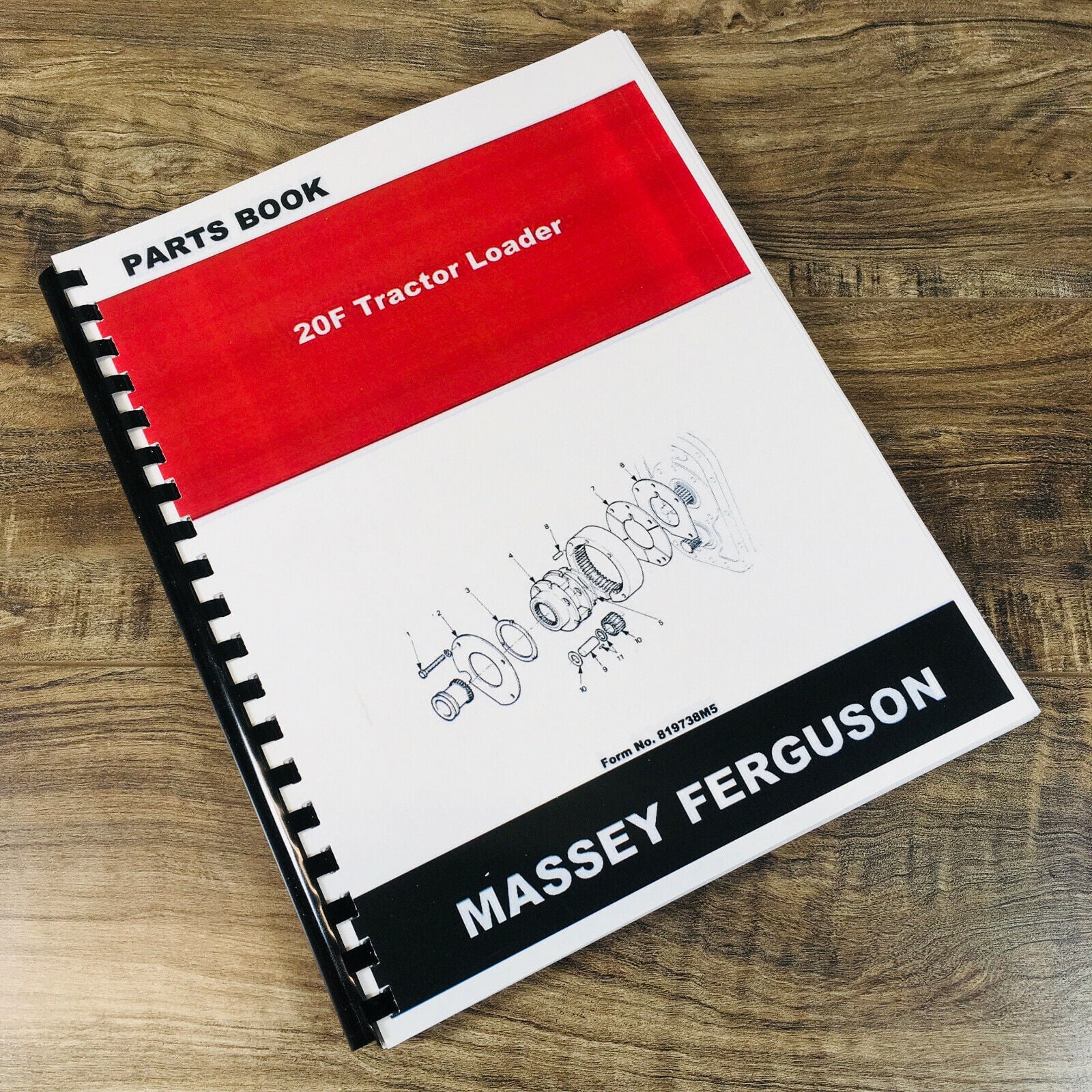 MASSEY FERGUSON 20F TRACTOR LOADER PARTS MANUAL CATALOG BOOK ASSEMBLY ...