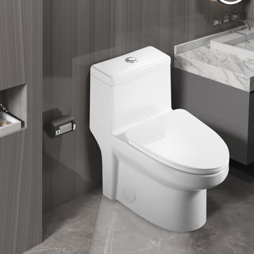 TOTO® Aquia® IV One-Piece Elongated Dual Flush 1.28 and 0.8 GPF ...