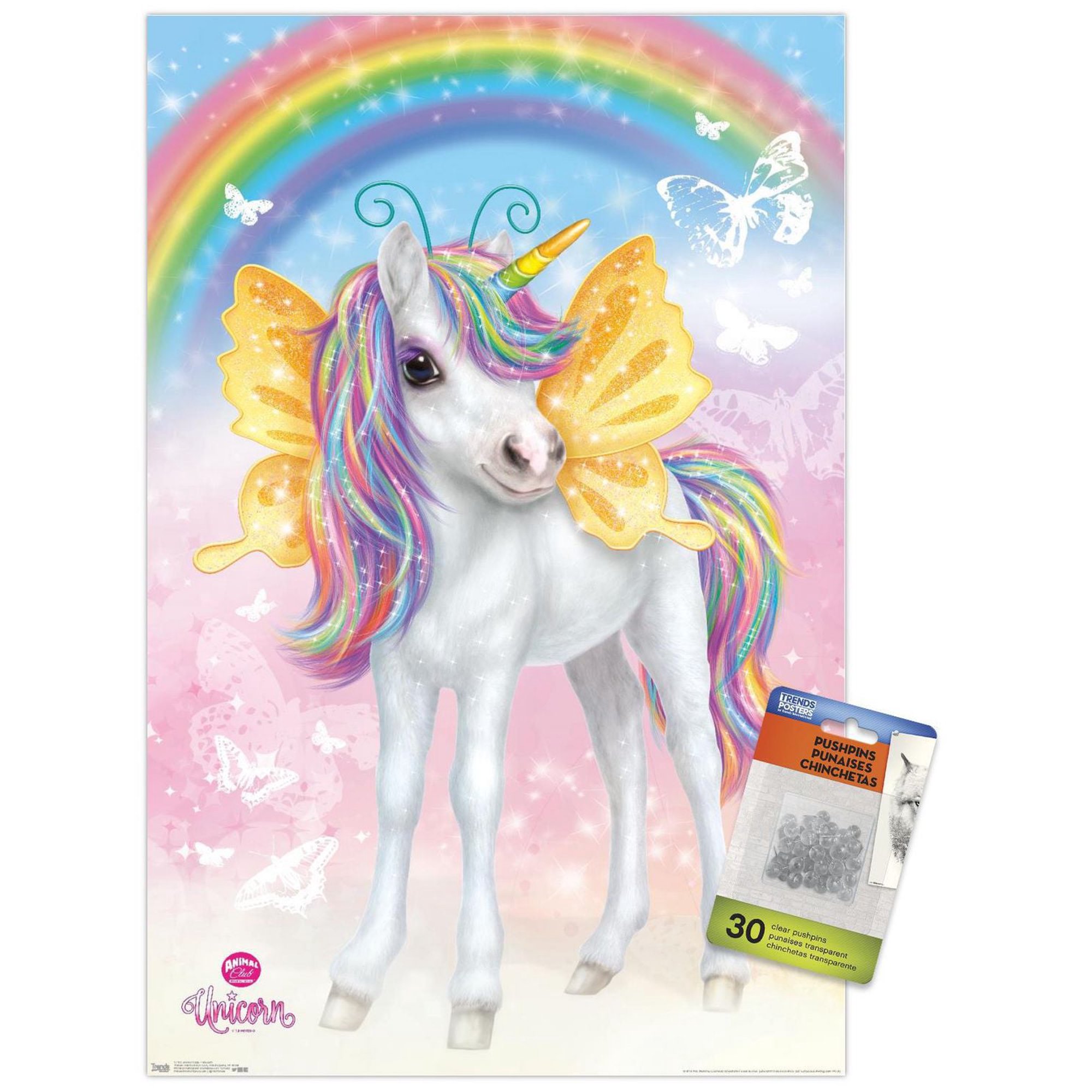 Click here for Trends International Animal Club - Unicorn Wall Po... prices