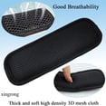Soft, Breathable and Removable Backpack Strap Pads, 6 Pack Black ...