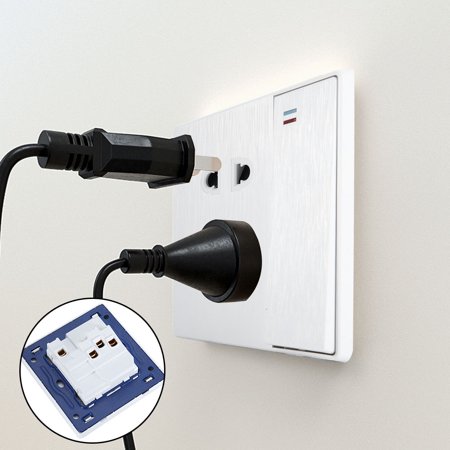 Wall Socket Switch, Wall Socket, Chinese Plug Wall Socket For Stairs ...