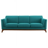 Allora Mid Century Modern Sofa in Teal - Walmart.com