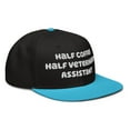 Vet Tech Snapback Hat, Half Coffee Half Veterinary Assistant ...