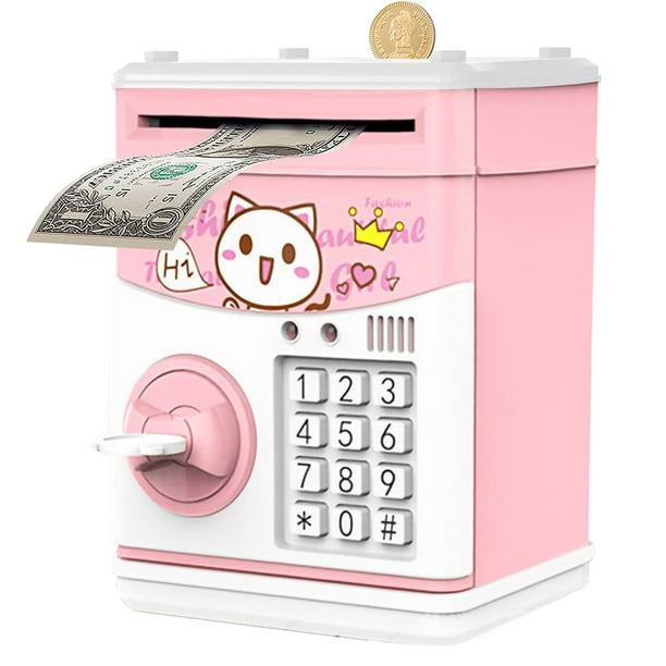 Electronic Piggy Bank for Kids ATM Coin Can with Password & Music ...
