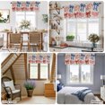 4 of July Valances for Windows Farmhouse Kitchen Curtains Valances Rod ...