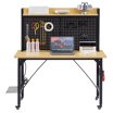 GypTool Adjustable Height Drywall Taping & Finishing Walk-Up Bench: 18 ...