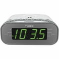 TIMEX T231WY2 AM/FM Dual Alarm Clock Radio with Digital Tuning (White ...