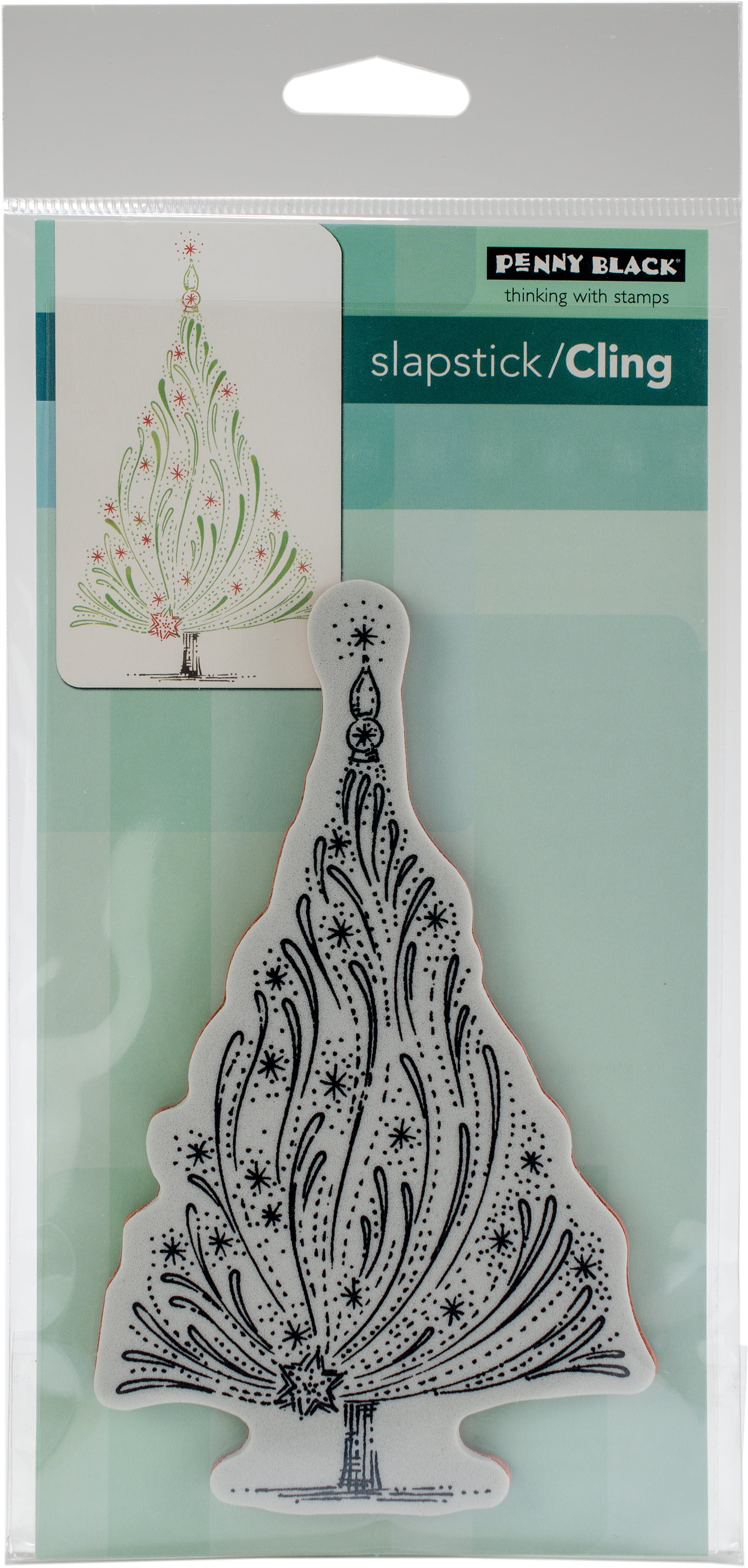Penny Black Cling Stamps-Starry Tree - Walmart.com