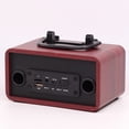 Wood BT Loudspeaker Box Portable Wireless Sound Box Rechargeable Mini ...