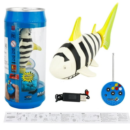 Shark Shape RC Electric Remote Control Fish Toys High Speed Diving Game ...