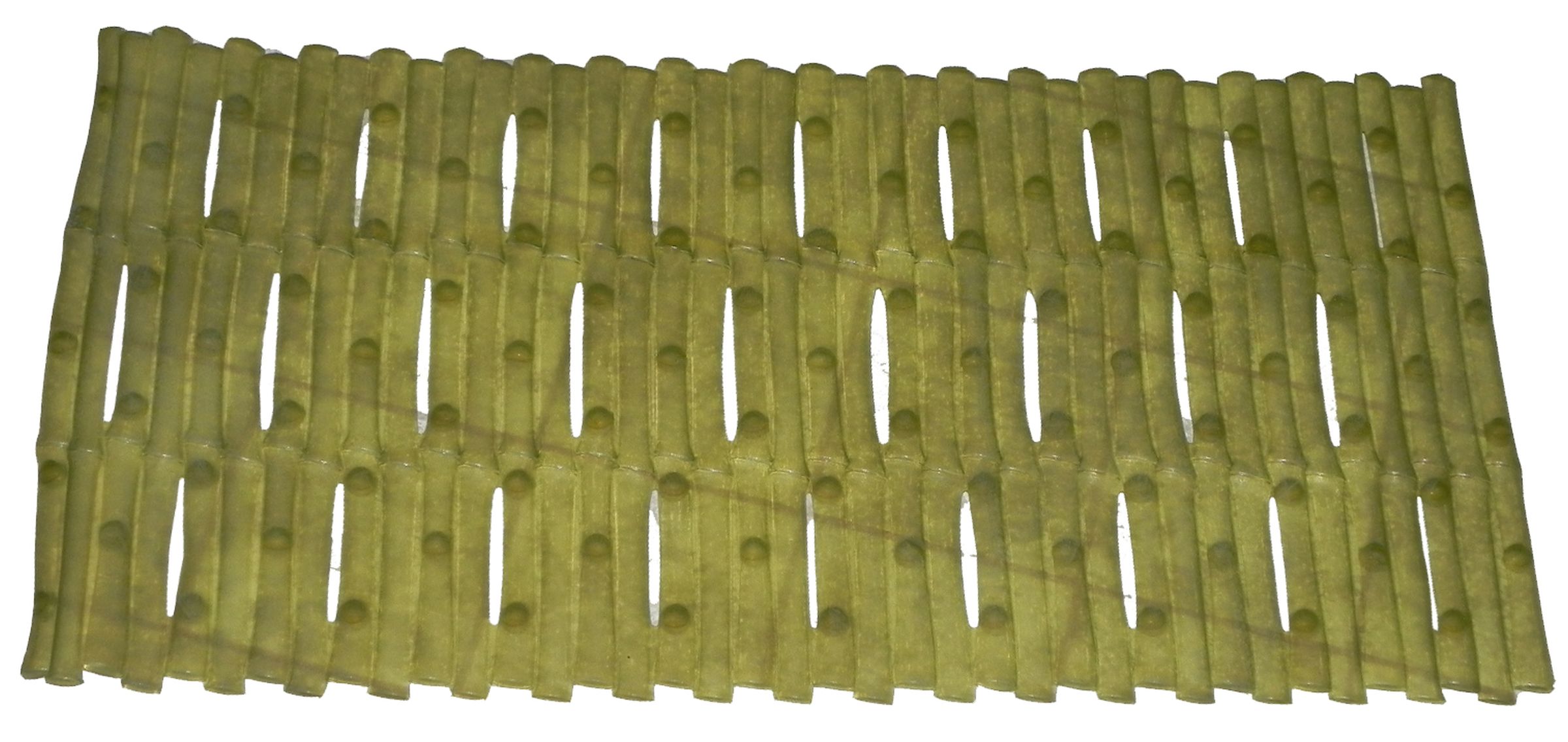 BetterBath Bamboo Look and Feel Vinyl Bath Tub Mat (16" x 32") - Green ...