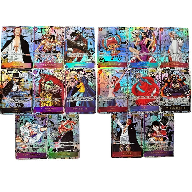 Anime One Piece Japanese English Version OPCG Comics Replica Shanks ...