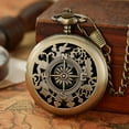 PAPADA Survival Pocket Watch Compass for Backpacking Hiking with Chain ...