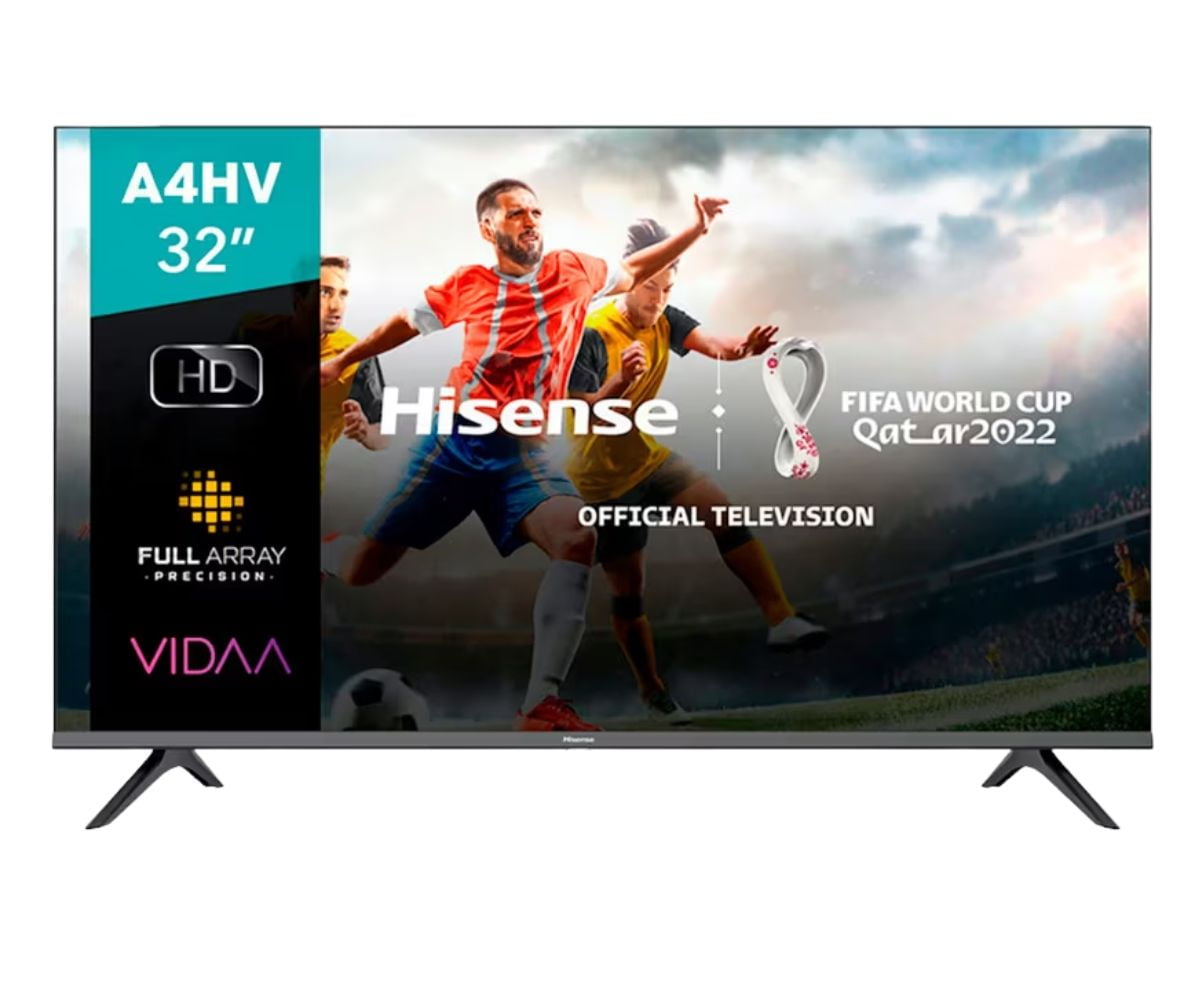 PANTALLA 32 PULGADAS HISENSE LED SMART TV HD 32A4HV Hisense 32//A4HV ...
