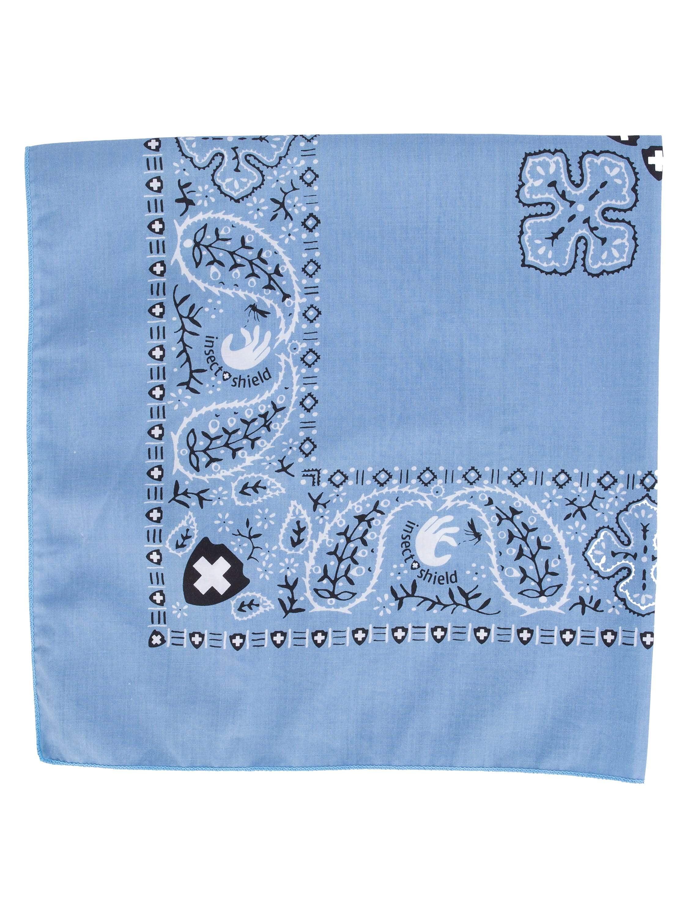 Insect Shield Bug Repellent Bandana, Light Blue, One Size - Walmart.com
