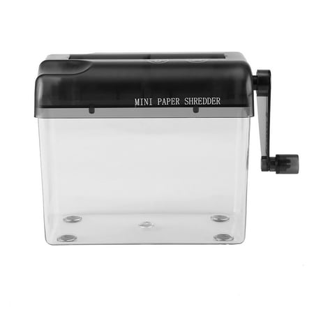 Manual Shredder, Hand Crank File Paper Shredder Heavy Duty Color Paper ...