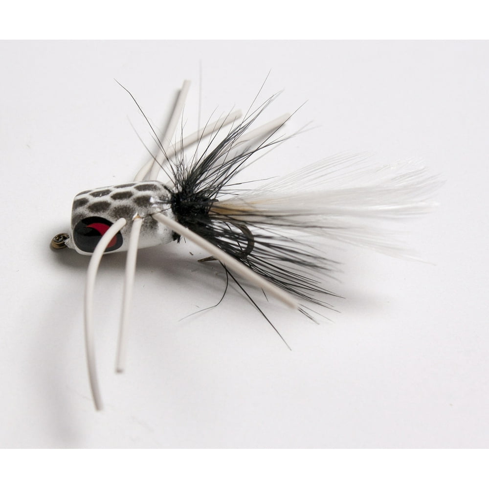 Betts 909-8-1 Trim Gim Popper Size 8 White Fishing Packaged Fly/Popper ...