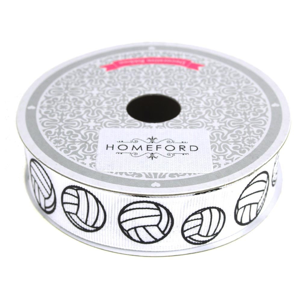 Volleyball Grosgrain Sports Ribbon, 7/8-Inch, 10 Yards - Walmart.com
