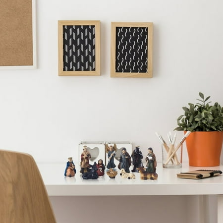 Traditional Nativity Scene Set Resin Craft Profile Nativity Religious ...