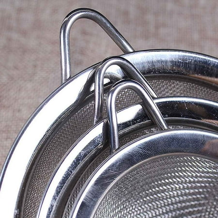 Home Kitchen Oil Strainer Tool Stainless Steel flour sifter Mesh Wire ...