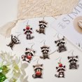 Acrylic Dangle Earrings Mixed Color 50x36.8~49.1mm 1pair/style DIY ...