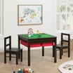 Buzz & Bloom Kids 4-Piece Wood Table Set - Walmart.com
