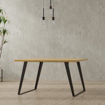 ACME Zumala Dining Table in Weathered Oak - Walmart.com