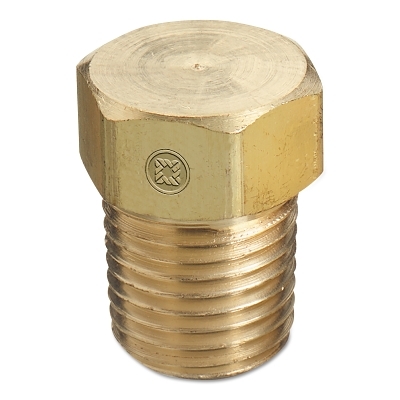 Pipe Thread Caps And Plugs, Cap, 3000 Psig, Brass, 1/4 In (Npt ...