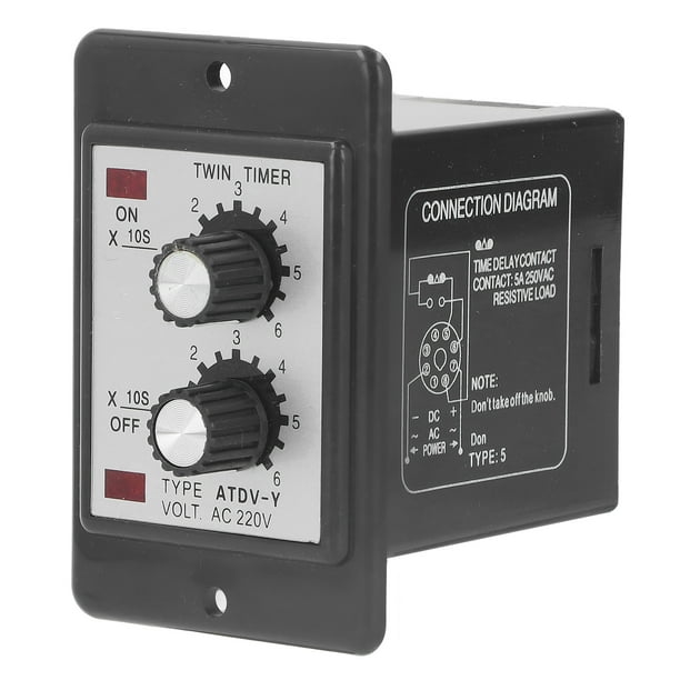 Twin Timer,60S Twin Timer Relay Timer Relay Delay Relay Finest ...