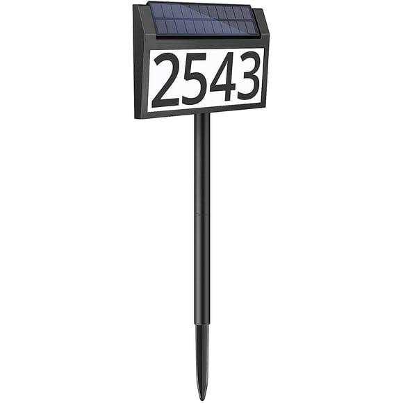 Solar Powered Address Signs