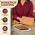 Gotham Steel XL Brownie Pan with Dividers, Nonstick, 24 Pre-Cut Molds ...