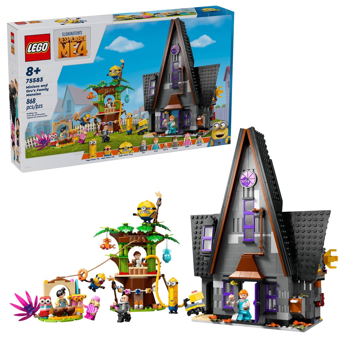 Click here for Lego Despicable Me 4 Minions And Grus Family Mansi... prices