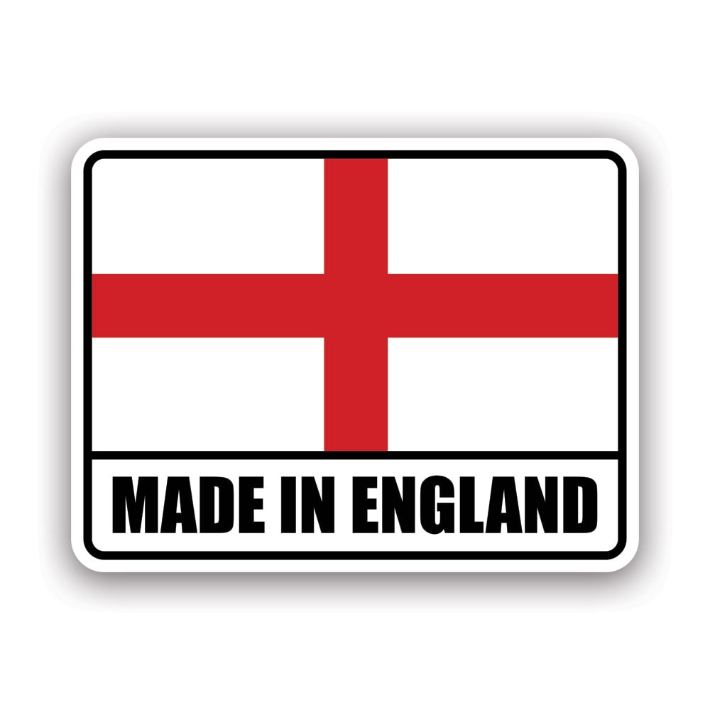 Made in England Sticker Decal - Self Adhesive Vinyl - Weatherproof ...