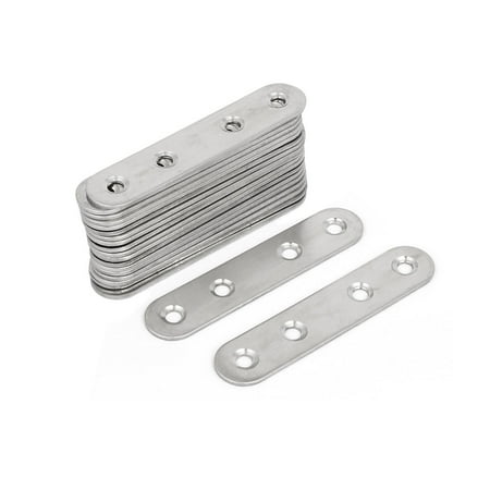 80mmx17mmx2mm Stainless Steel Straight Flat Fixing Mending Plates ...