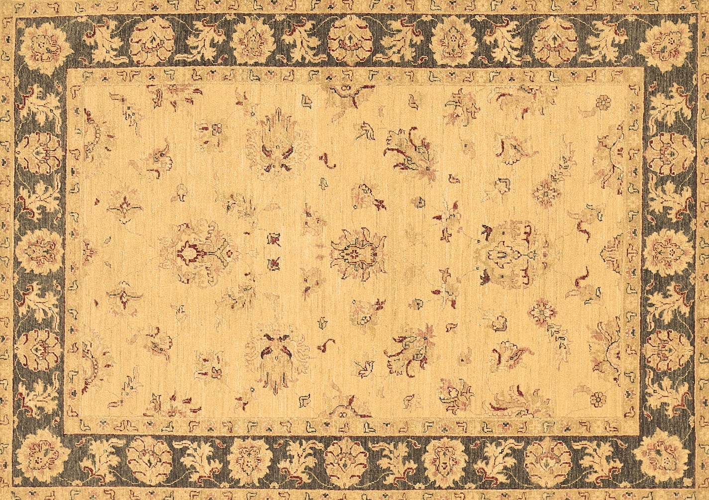 Ahgly Company Indoor Rectangle Oriental Brown Traditional Area Rugs, 3 ...
