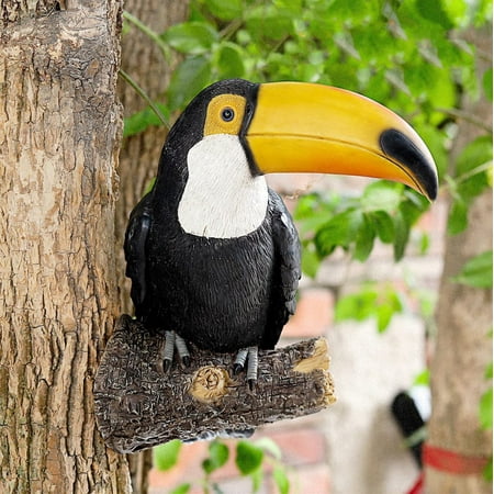 Toucan Figurine,Toucan Statue,Resin Artificial Birds,Garden Animal ...