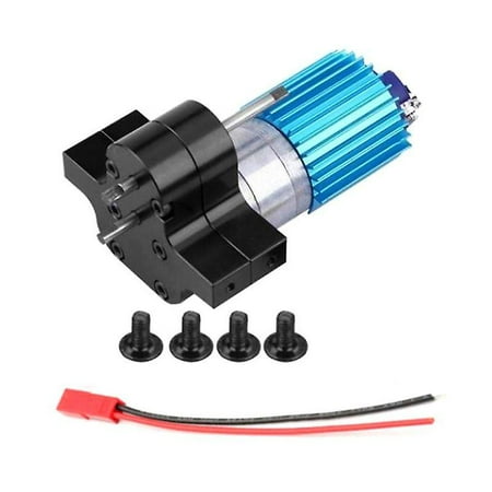 Speed Change Gear Box Metal Gearbox With 370 Brush Motor Anodizing ...