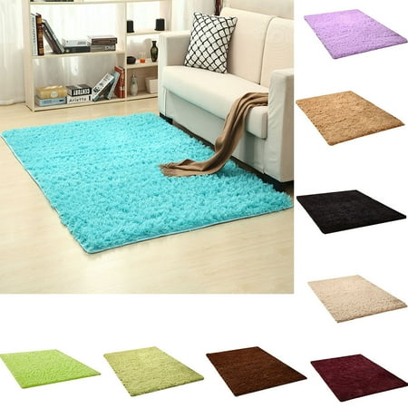 Living room Bedroom Rug Antiskid mat rug Soft carpet long hair living ...