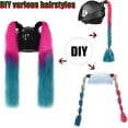 2 Psc Helmet Pigtail Motorcycle Helmet Ponytail Bicycle Helmet Braids ...