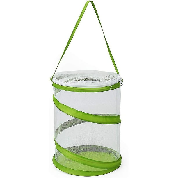Collapsible Insect Butterfly Habitat Cage Portable Clear Mesh ...