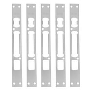 Maximum Security Latch Strike, 1-1/4 in. x 7-7/8 in., Steel, Brass ...