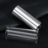 WHAMVOX 2 Pcs 60MM Glass Slide and Stainless Steel Slide Medium ...
