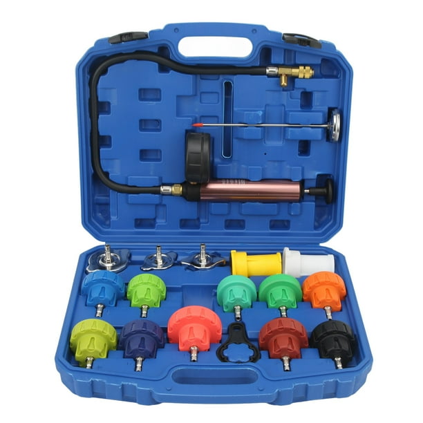 Cooling System Leak Tester Radiator Pressure Kit 0‑35psl Car Detector ...