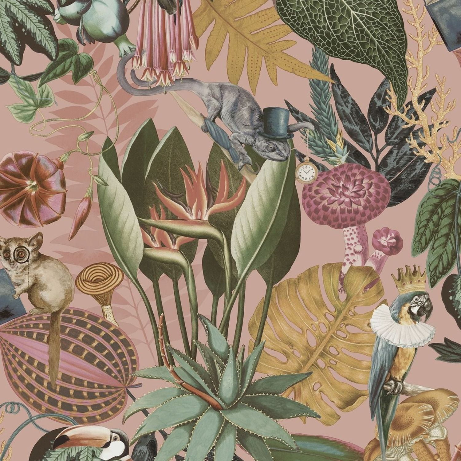 Click here for Holden Décor Wonderland Tropical Wallpaper 10m X 5... prices
