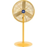 Deluxe Oscillating Pedestal Fan, 30" Diameter, Safety Yellow, 1/2HP ...