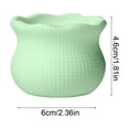 Mini Plastic Succulent Flower Pot Indoor Outdoor Desktop Windowsill ...