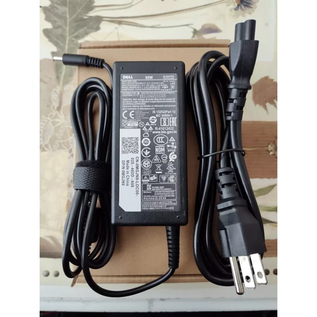 Pre-Owned OEM Dell 65W Small Tip 4.5mm Charger w/ Power Adapter Mixed Models - Walmart.com